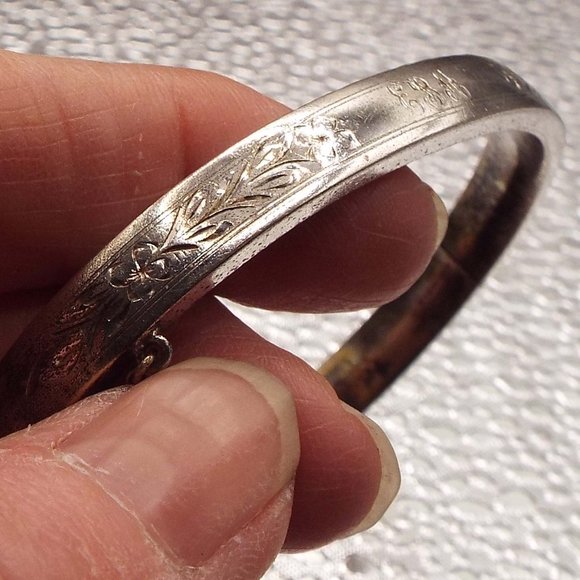 Sterling | Jewelry | Vintage Bab Ballou Sterling Etched With Monogram ...